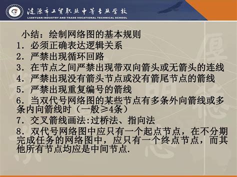 项目三 编制施工网络图进度计划 ppt download