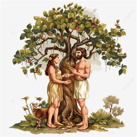 Christ Bible Story Adam Eve Composition Bible Faith Christ Png
