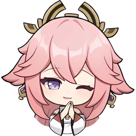 Sticker Maker I Love Yae Miko