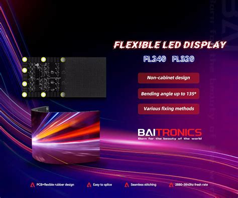 Flexible LED Display From BAITRONICS