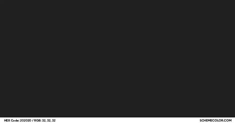 202020 Hex Color Code