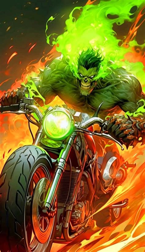 Hulk Ghost Rider Dessin