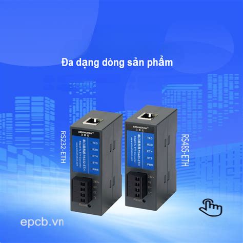 Bộ chuyển đổi RS232 RS485 RS422 sang Ethernet
