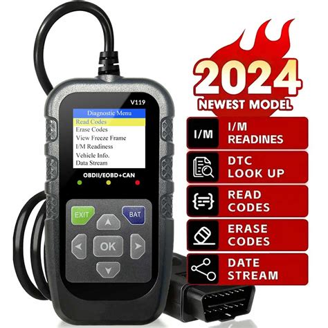 Car Obd2 Scanner Diagnostic Tool Reader Car Voltage Tester Engine Fault Message Scanner Eobd