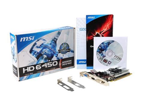 Refurbished: MSI Radeon HD 6450 Video Card R6450-MD1GD3/LP-R - Newegg.ca