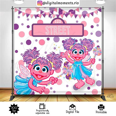 Abby Cadabby 8x8 Custom Backdrop Digital File Only En 2024