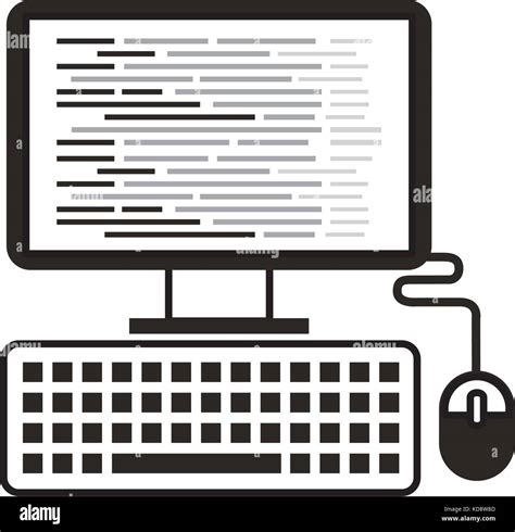 Computer Programm Coding Web Page Software Stock Vector Image And Art Alamy