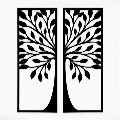 Дървена декорация за стена Дървото на живота Evila Originals Bonami