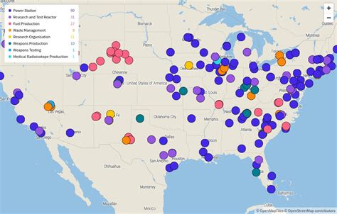 Map Of Us Nuclear Sites Explore Nuclear