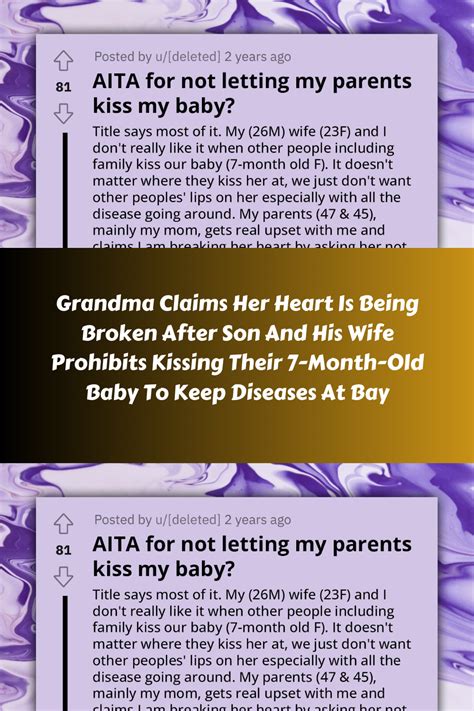 Grandma Claims Her Heart Is Being Broken After Son And His Wife