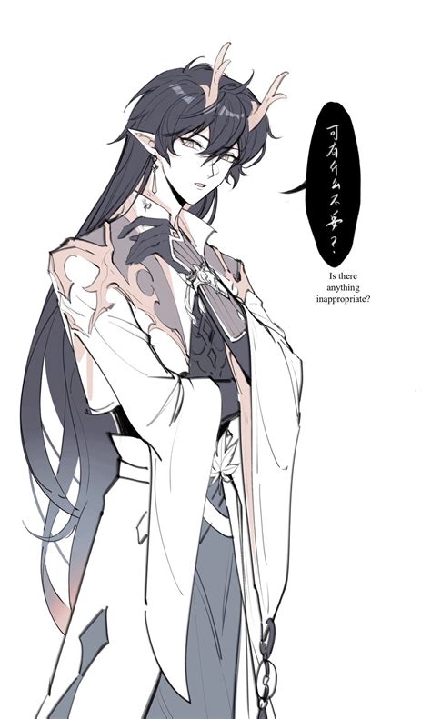 Dan Heng Dan Heng And Dan Feng Honkai And More Drawn By Lilibei Danbooru