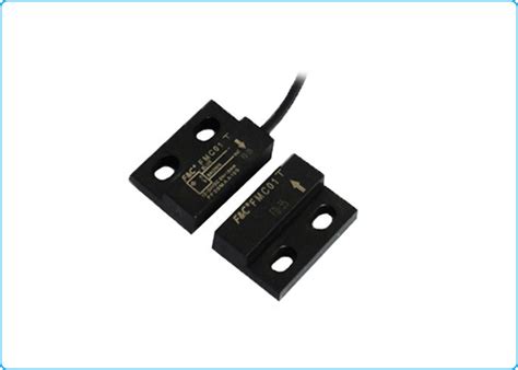 Normal Open Wire Black Door Reed Magnetic Switch Sensor