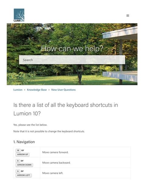 Lumion Shortcuts Keyspdf Lumion Shortcuts Keyspdf