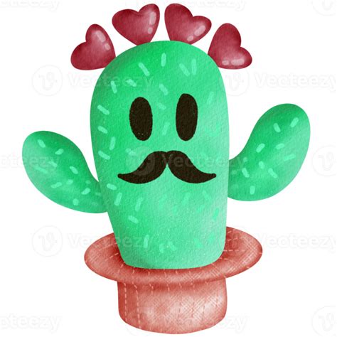 Cactus Watercolor Clipart 35923063 Png