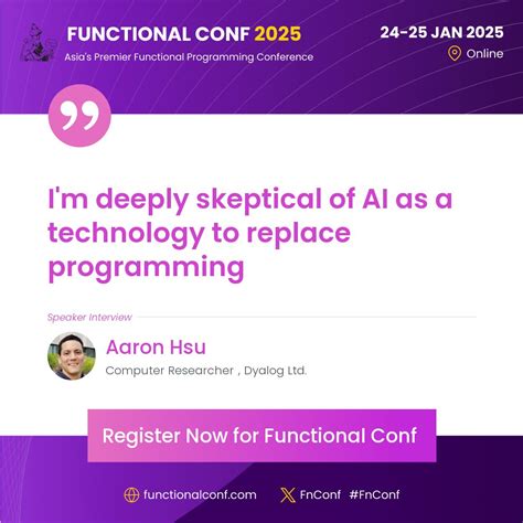 Functional Conference On Linkedin Fnconf Apl Arrayprogramming Ai
