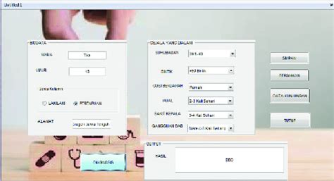Gui Display Diagnose Result Download Scientific Diagram