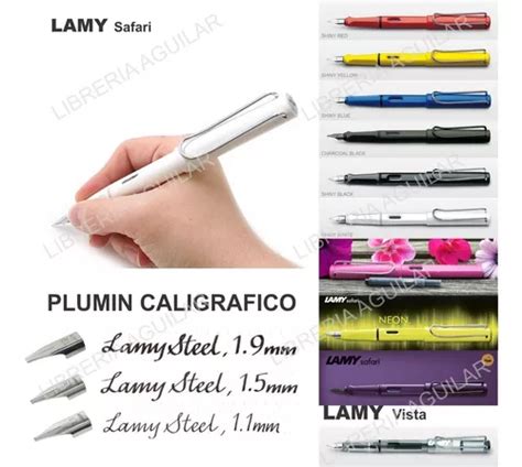 Lapicera Pluma Lamy Safari Trazo Plumin Caligrafia Colores