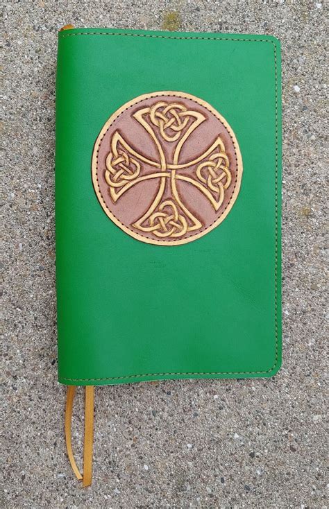 Large Print Hand Tooled Magnificat Cover With Celtic Cross Etsy