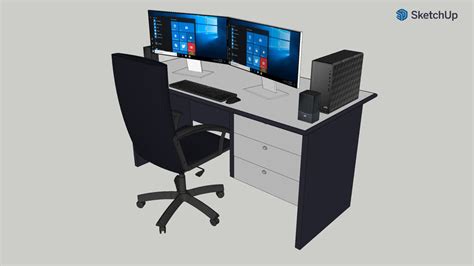 Computer Setup 3d Warehouse