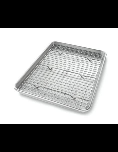 Usa Pan Jelly Roll Pan With Cooling Rack Blanton Caldwell
