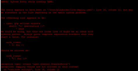 Ansible Variable Quotes