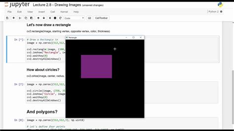 Computer Vision Intro™ Opencv 3 In Python And Machine Learning Drawing