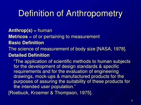 Anthropometry Pps
