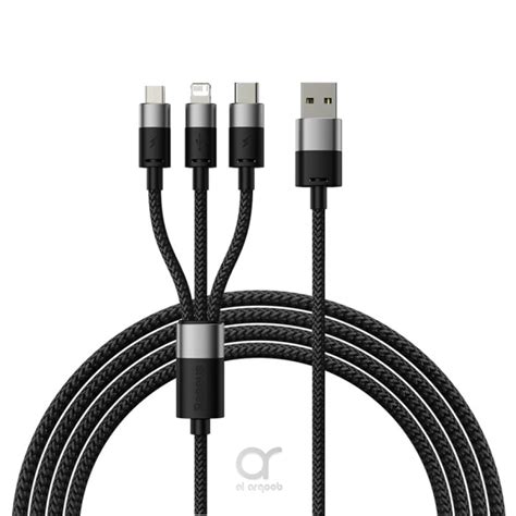 Arqoob Cable 3in1 Usb Cable Baseus Starspeed Series Usb C Micro