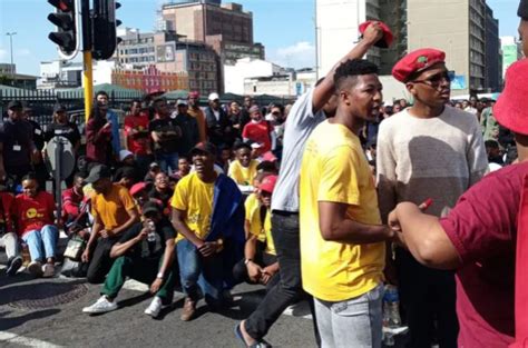 Nsfas Students March To Parliament
