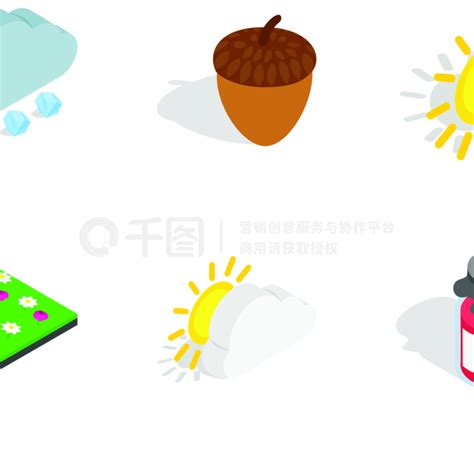 动物学免抠元素 动物学的图标集在白色背景上隔离的9等距矢量图标的web的等距设置动物学图标集，等距样式 素材免费下载 1500像素 Eps格式