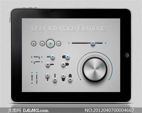 苹果系统软件ui设计元素psd素材 大图网图片素材