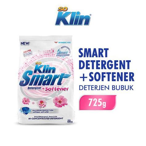 So Klin Smart Deterjen Bubuk Softener 725 Gr