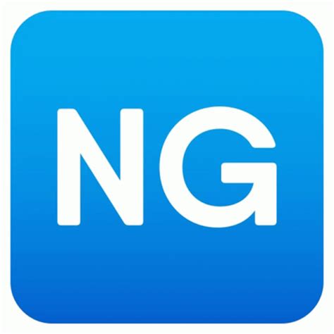 Ng Button Symbols Sticker Ng Button Symbols Joypixels Descobrir E