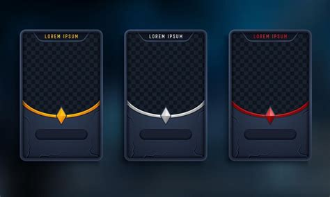 Ui 게임을위한 미래형 기술 프레임 인터페이스 Hud 요소 디자인 프리미엄 벡터