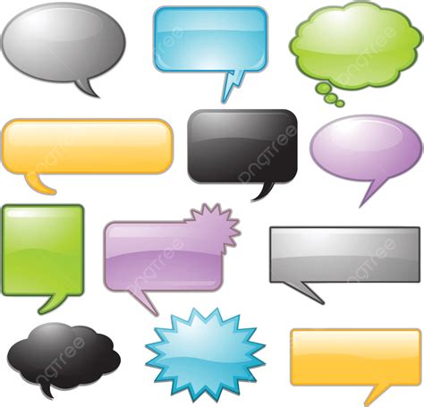 Comic Speech Bubbles Illustration Abstract Noise Vector Illustration Abstract Noise Png And