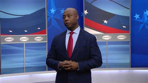 Republican Tim Scott Speaks At New Hampshire Town Hall