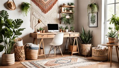Trendy Boho Home Office Design Concepts