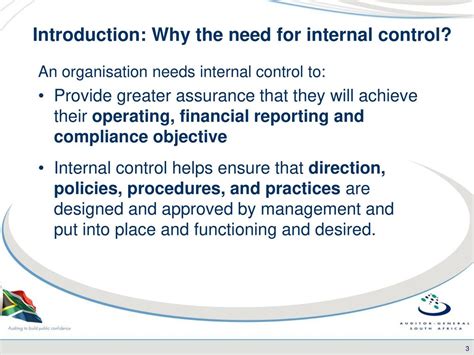 fundamental elements of internal control ppt download
