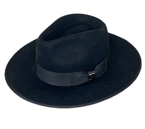 Hardliner Wide Flat Brim Hat By Levine Hats Levine Hat Co