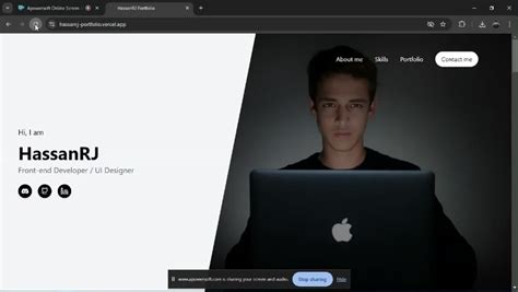 Hassan Rj On Linkedin Portfolio Nextjs Webdevelopment Javascript