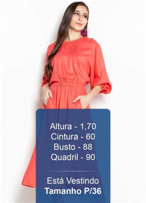 Hering Vestido Midi De Viscose Laranja