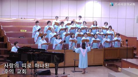 190825 우리는 주의 백성 꿈과 사랑의 교회 호산나찬양대 Youtube