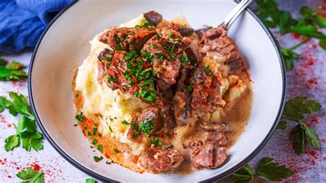 Slow Cooker Beef Stroganoff Hungry Healthy Happy