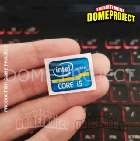 Intel Core I Gen Stiker Timbul Emblem Tempel Elektronik Bagian Komputer Aksesoris Di