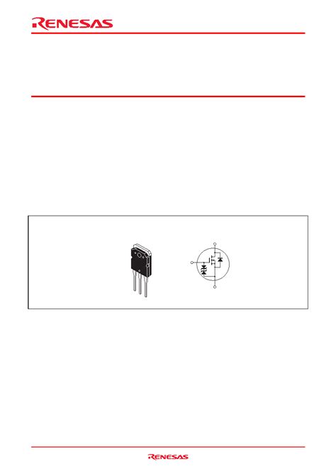 2SK1057 Datasheet 1 6 Pages RENESAS Silicon N Channel MOS FET