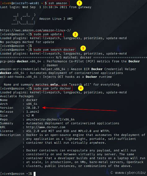 How To Install Docker On Amazon Linux 2 NixCraft