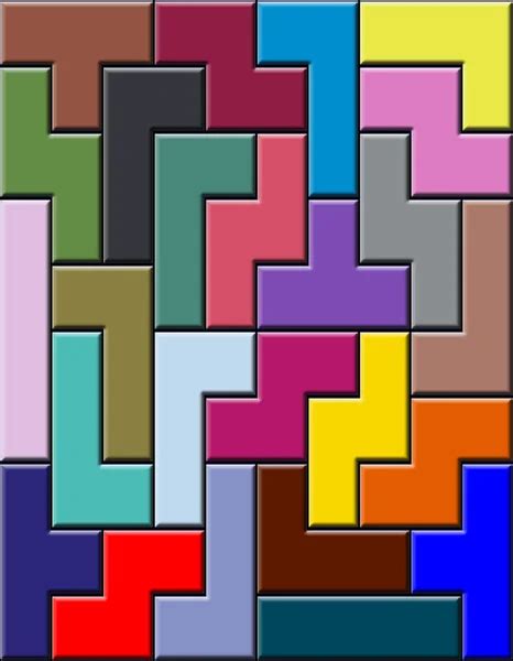 Tetris Seamless Vector Background — Stock Vector © Klaradohnalova 12638593