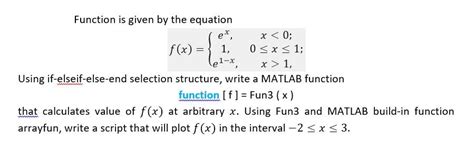 Solved Function Is Given By The Equation Chegg Com