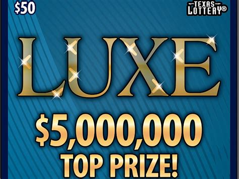 Dallas Area Resident Claims 5 Million Top Prize From Texas Lottery