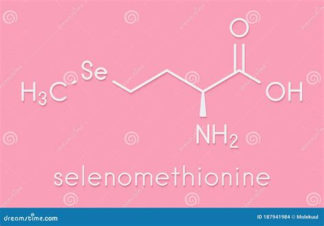 Selenomethionine Amino Acid Molecule Selenium Containing Natural